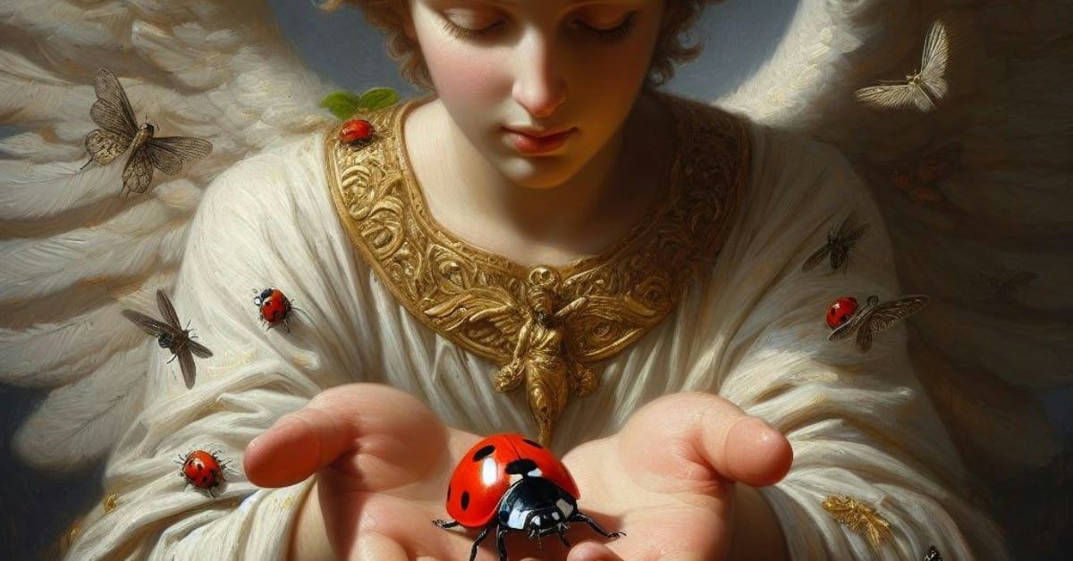 Angelic Wings: The Connection between Ladybugs and Angels
